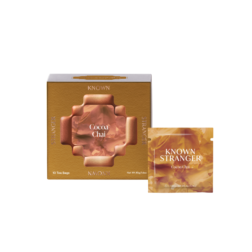 Known Stranger Single Flavor Tea Box - Cocoa Chai 10 teabags 40g ...