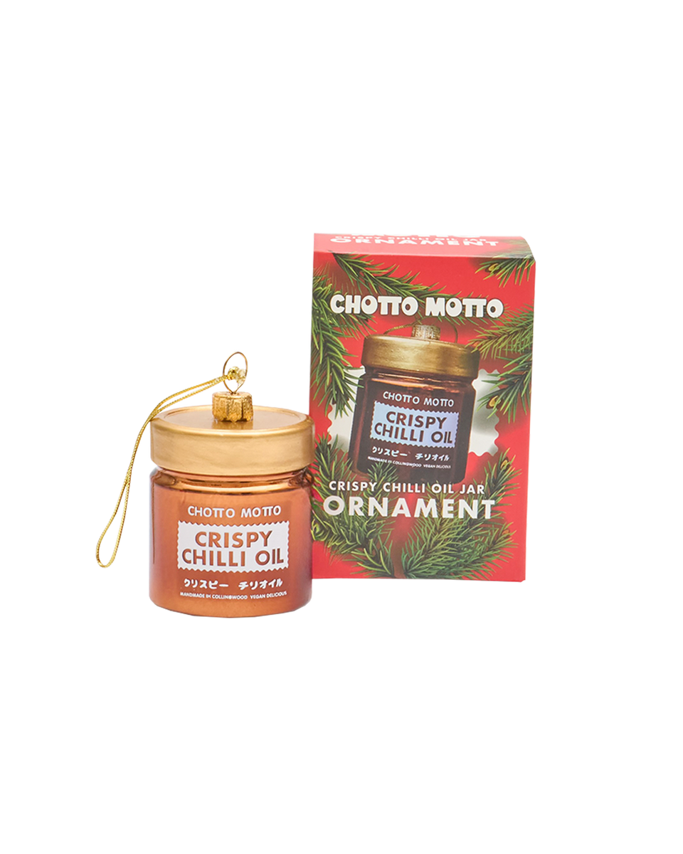 Chotto Motto Christmas Ornament Crispy Chilli Oil – REALLY GOOD PEOPLE