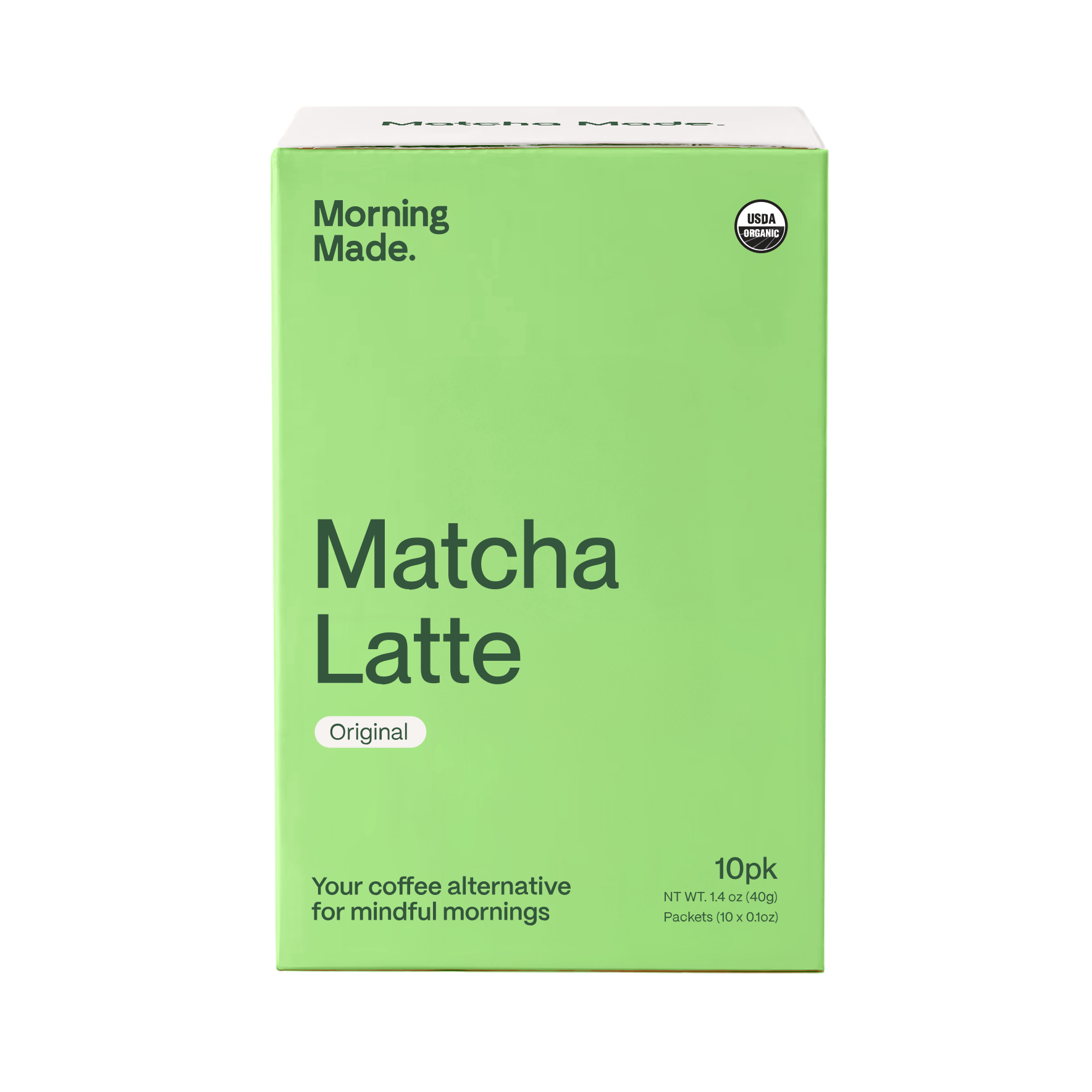 Morning Made Original Matcha Latte Sachets 10x5g – REALLY GOOD PEOPLE